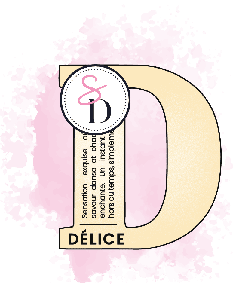 Tampon caoutchouc "Lettre définition D Délice"