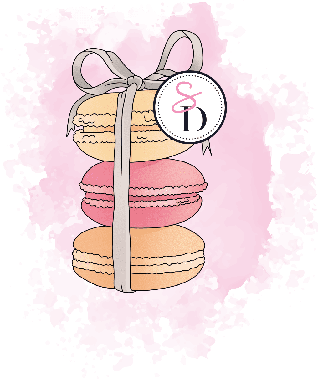 Tampon “Trio de macarons” – Scrapbooking – Scrap Didi