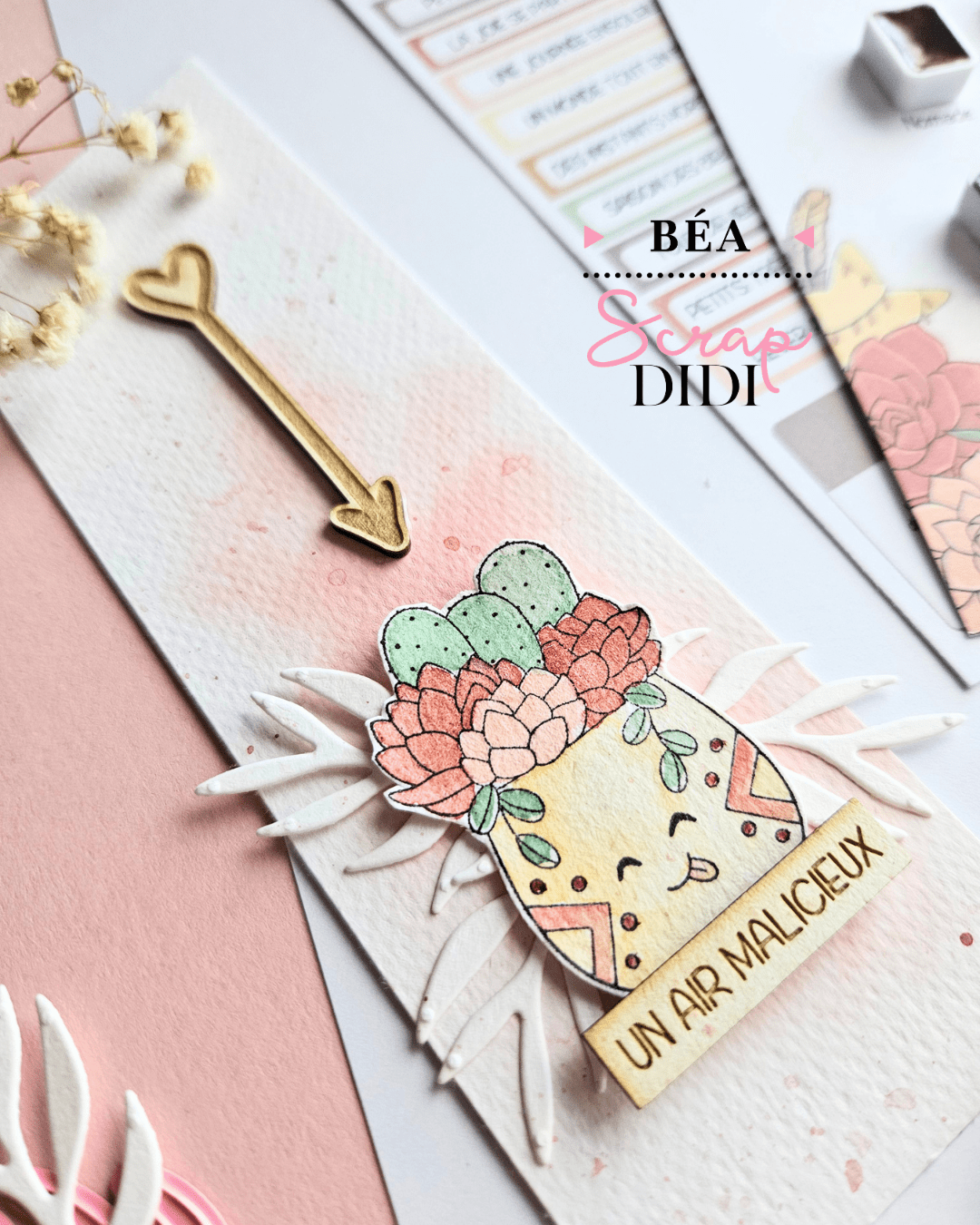 Étiquette bohème – Box Rêveries Bohémiennes mars-avril | Scrap Didi