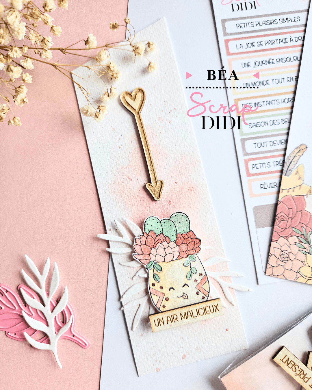 Étiquette bohème – Box Rêveries Bohémiennes mars-avril | Scrap Didi